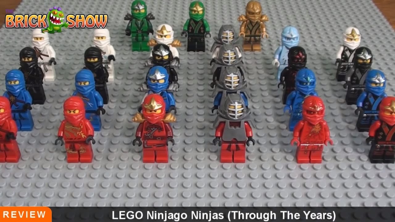 LEGO Ninjago - Ninjas Through The Years - YouTube