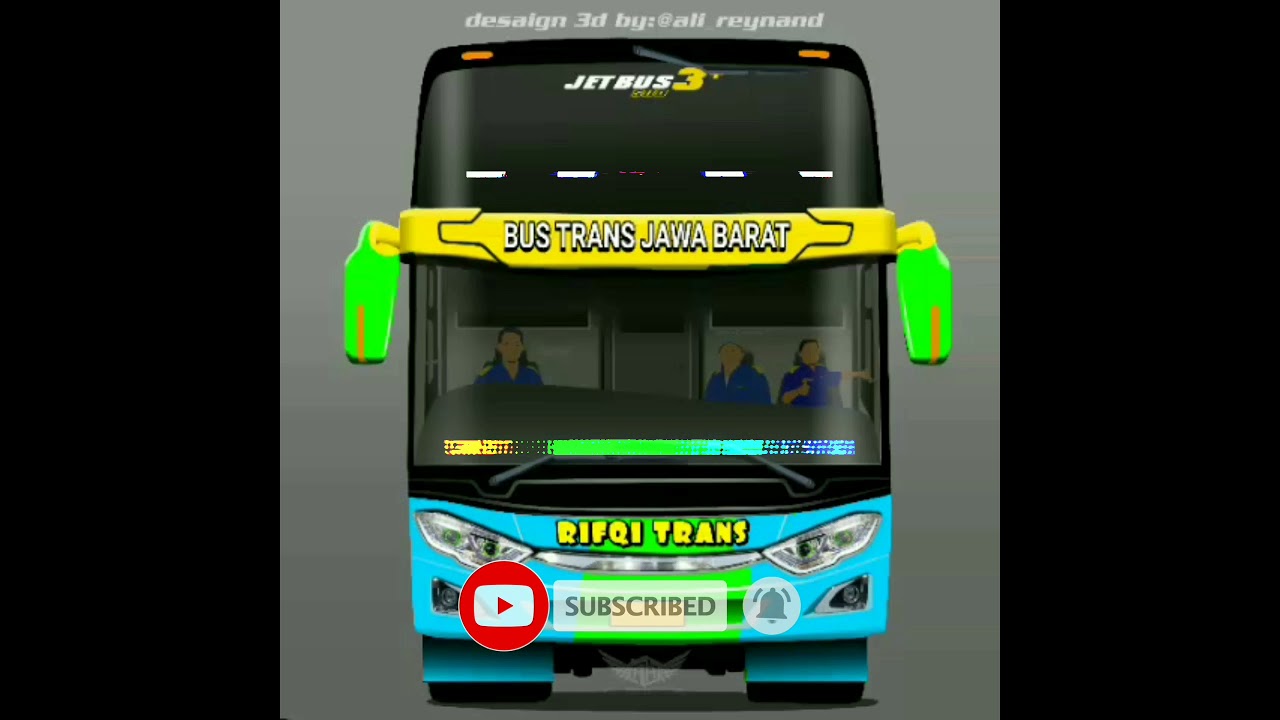 5 animasi vektor bus yang saya edit sendiri - YouTube