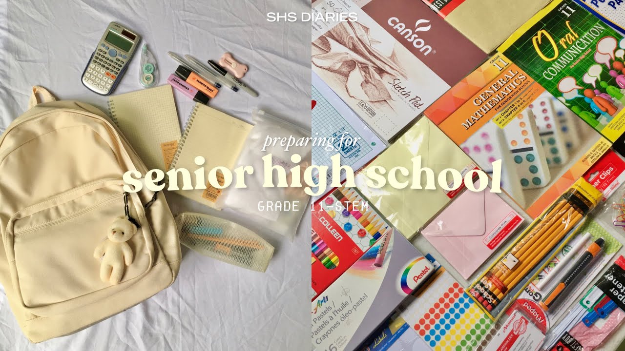preparing for shs ! 📚— back to school shopping, huge haul & what’s in ...