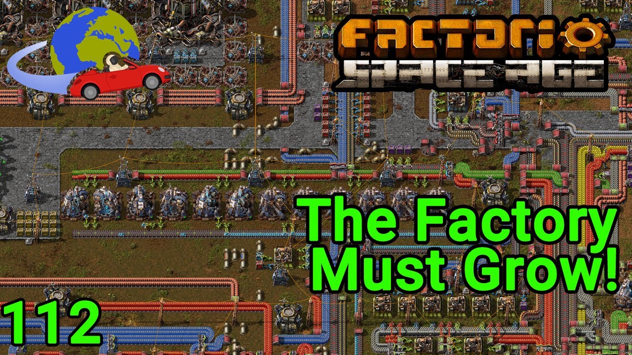 Factorio Space Age DLC Building a cute stubby highly efficient GC ...