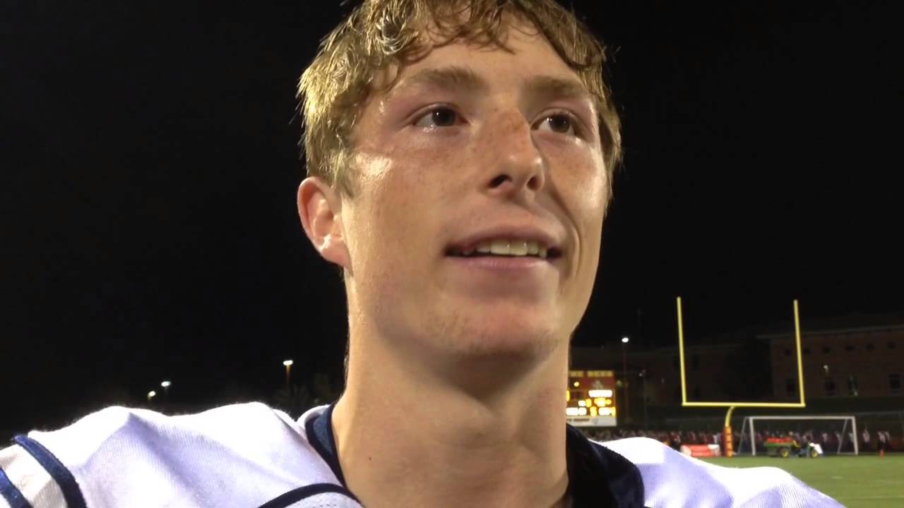Hudson football player Colton Whited - YouTube