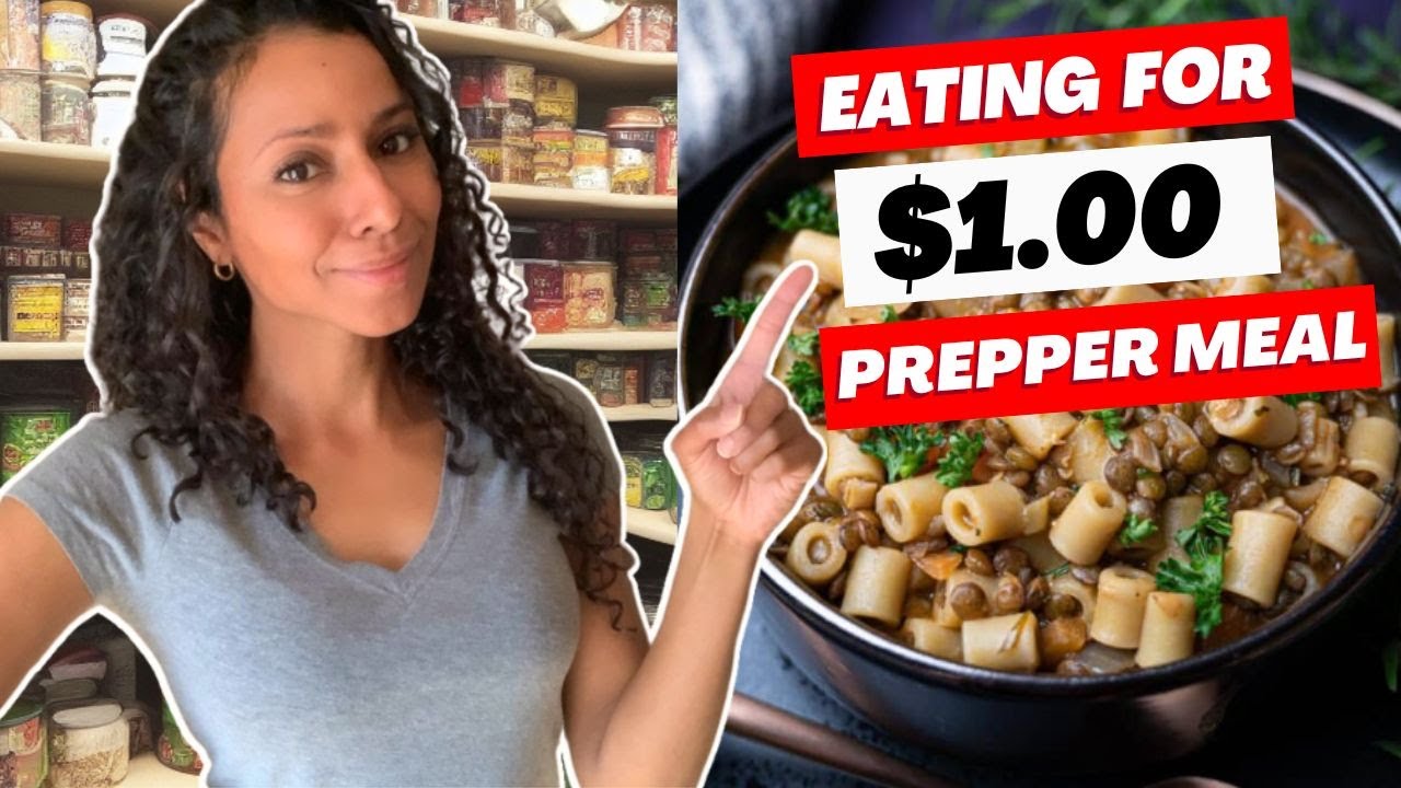 Prepper Pantry Recipe for Food Shortages: Extreme Budget Meal - YouTube