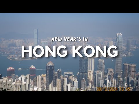 🇭🇰 【HONG KONG VLOG】 new years eve in victoria harbour HK