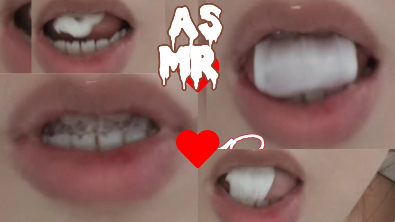 Asmr Gum Popping And Mouth Sounds No Talking 👄 - YouTube