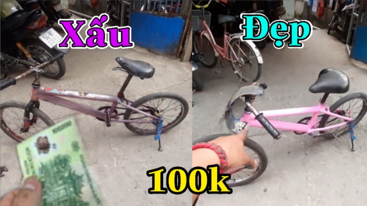 Phục Hồi Xe Đạp Cũ Thành Xe Đạp Độ Mới Nhất 2021 Cực Chất. - YouTube