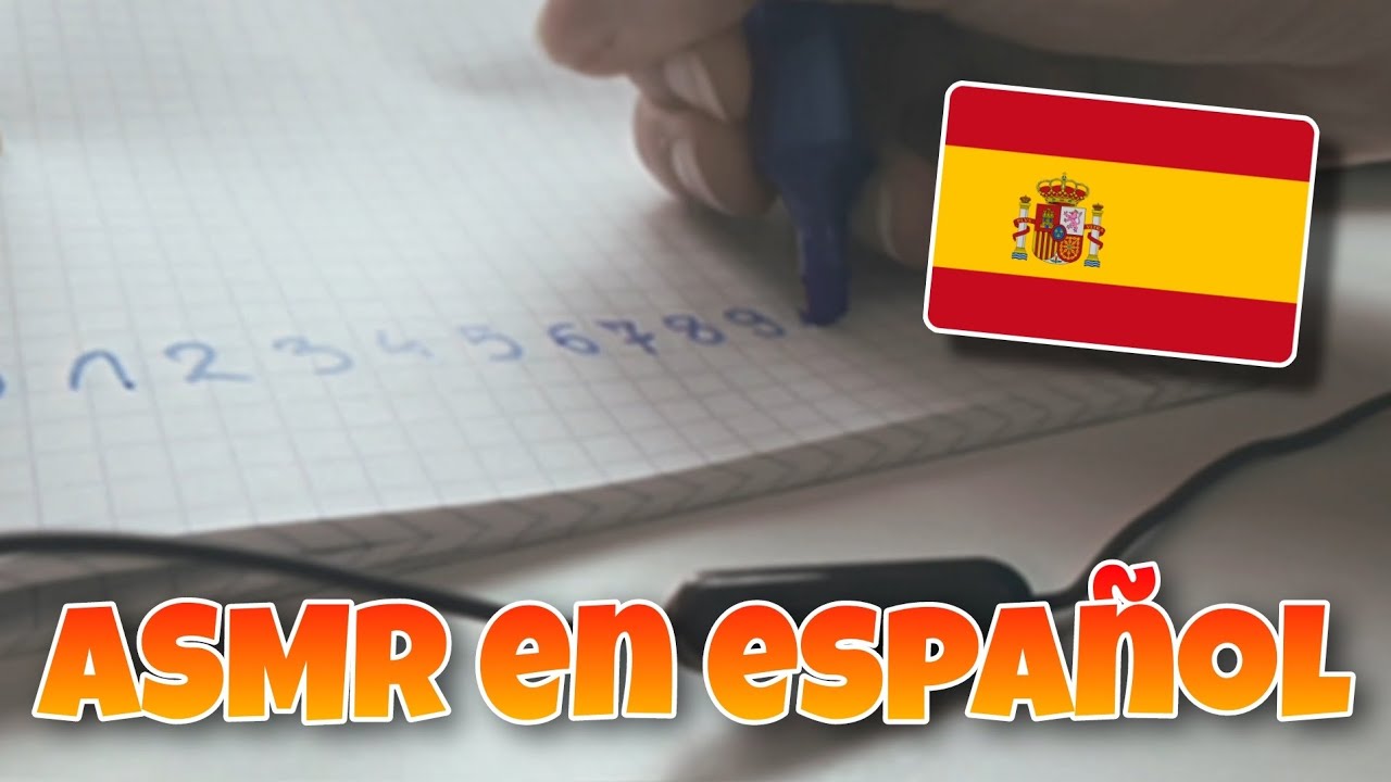ASMR en español [1 minute] 🇪🇸 learn spanish / adasmr - YouTube