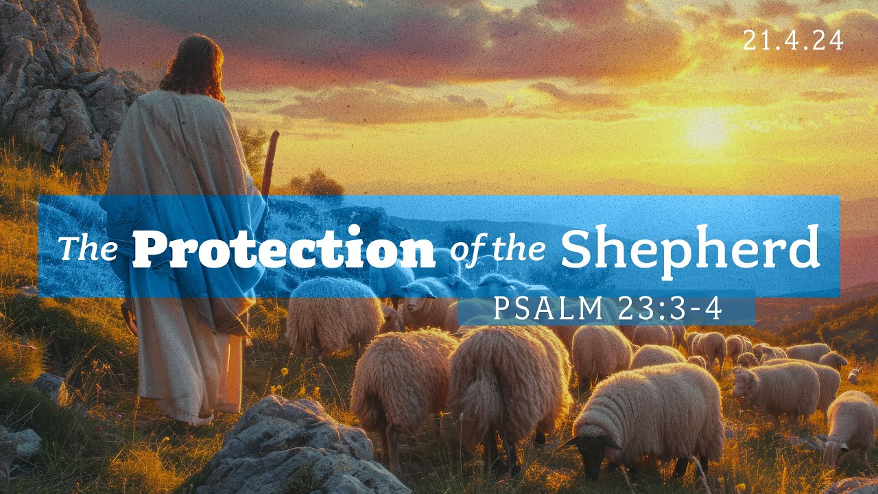 "The Protection of the Shepherd": (Psalm 23:3-4) 21 April 2024 - YouTube