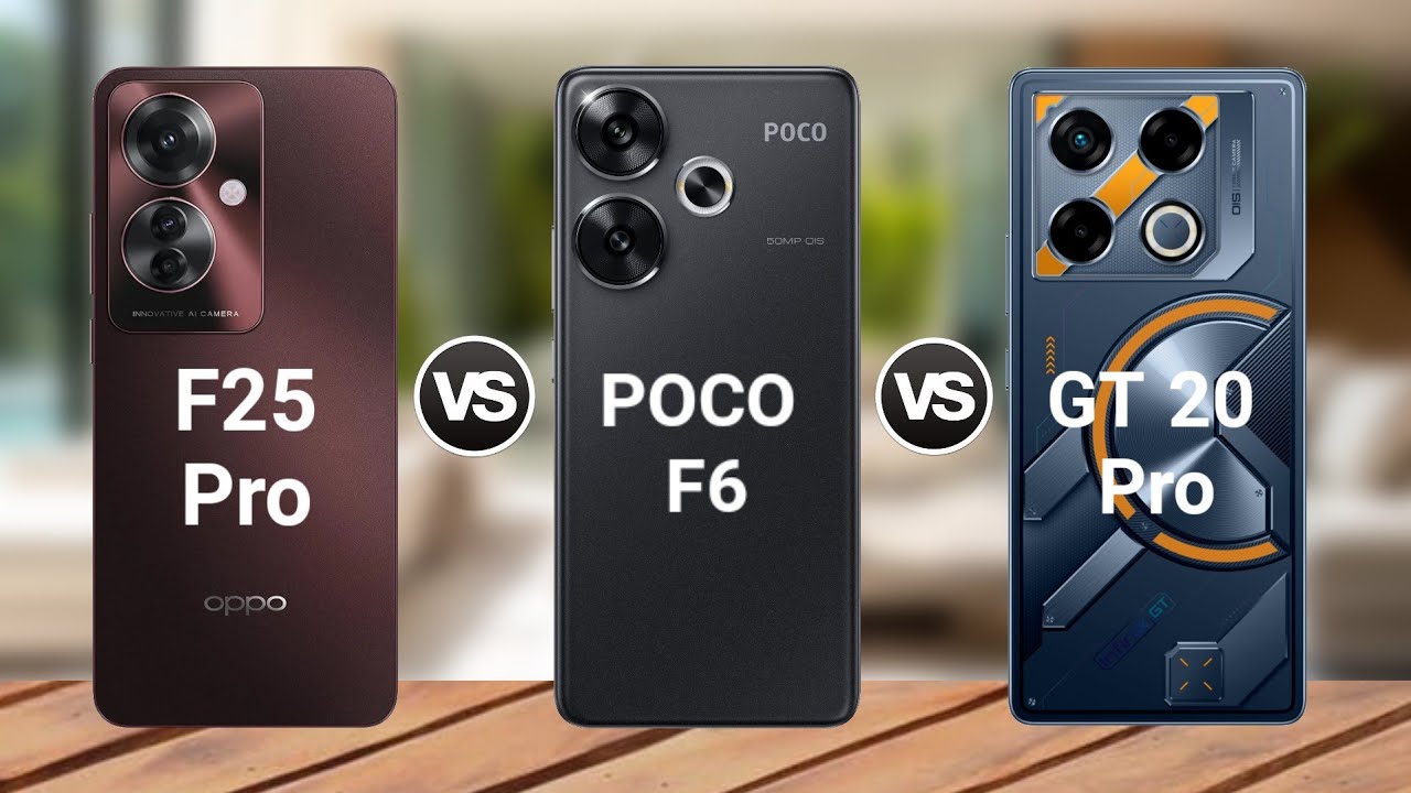 OPPO F25 Pro vs POCO F6 5G vs Infinix GT 20 Pro || Specs Comparison ...