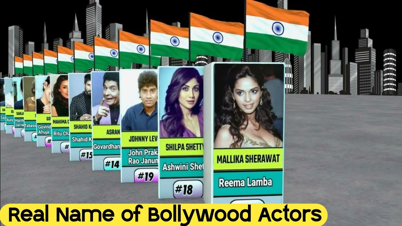 Real Name of Bollywood Actors | Comparison Video - YouTube