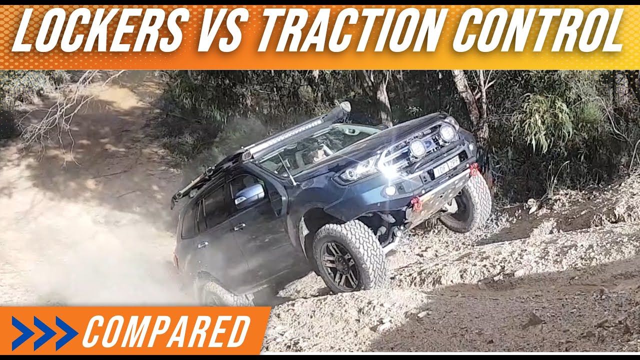 Traction control vs front and rear cross-axle lockers - YouTube
