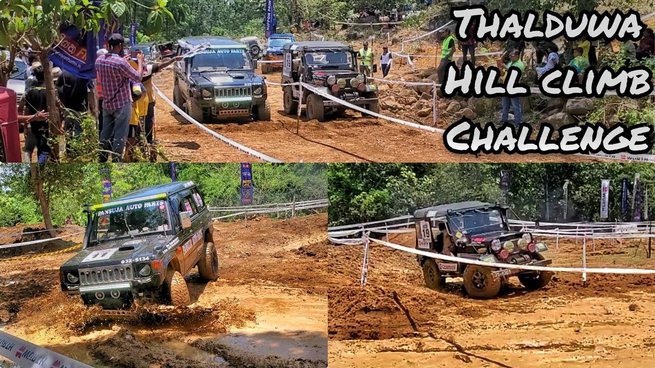 pajero vs mitsubishi / who wins - thalduwa hill climb challenge - YouTube