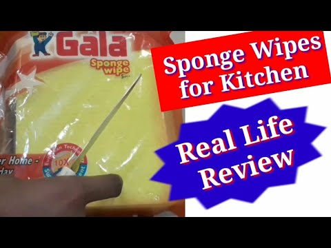 gala sponge wipe unboxing and real life review | is worth to buy gala ...