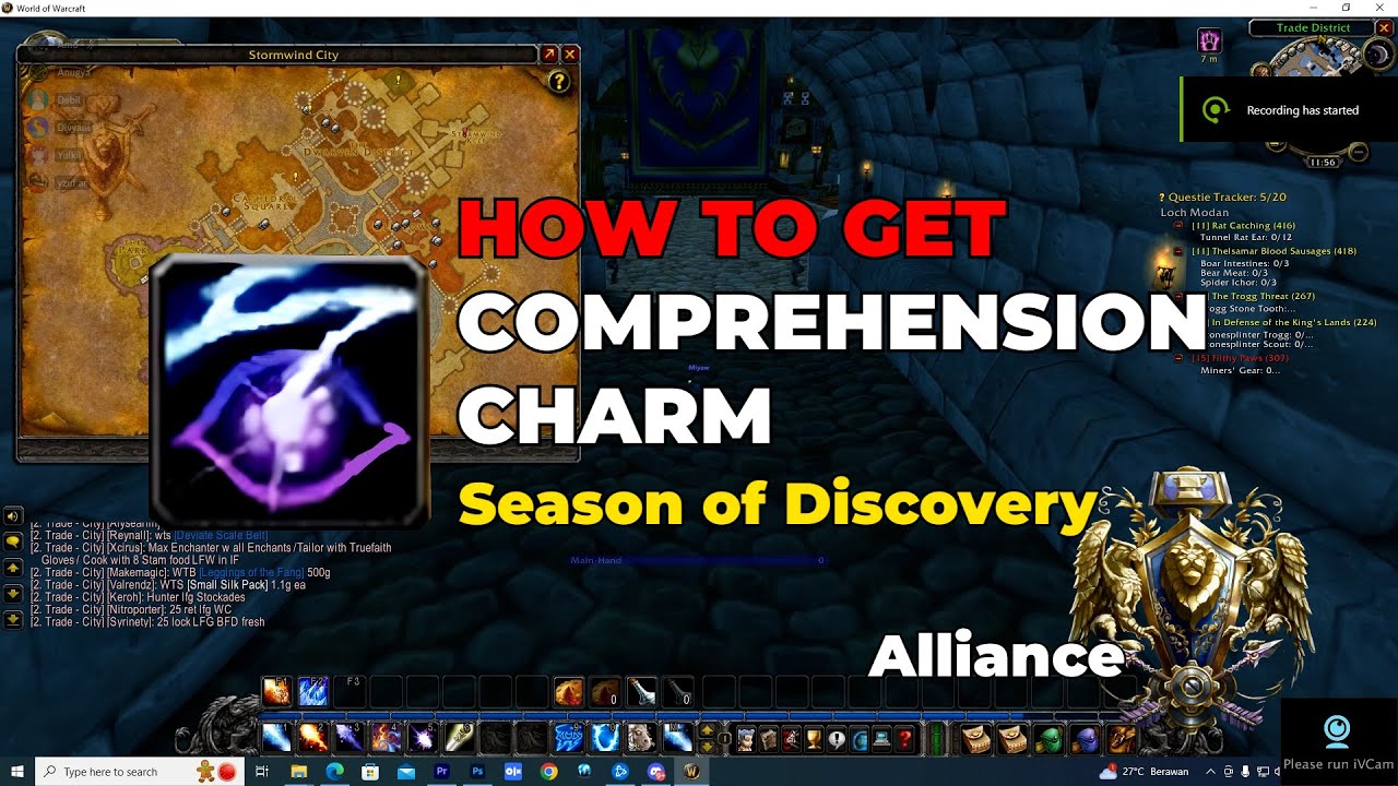 How to get COMPREHENSION Charm - Alliance SOD - YouTube