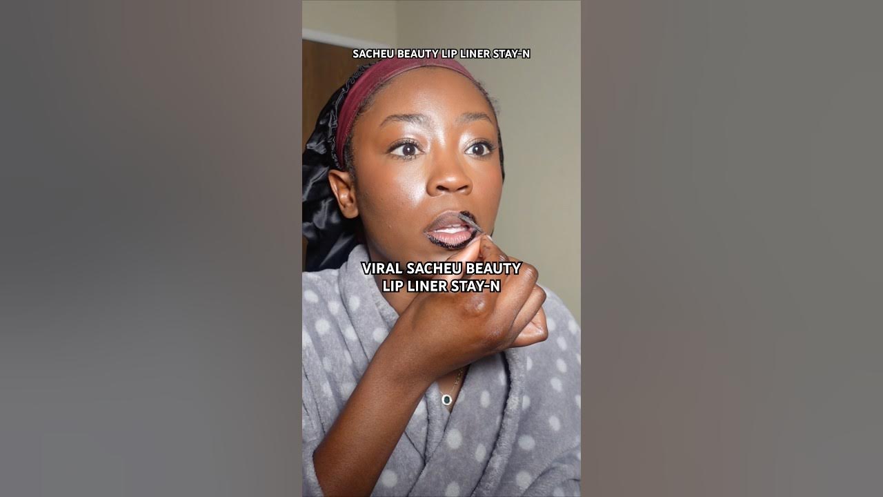 First Impressions of The Viral Sacheu Beauty Lip Liner STAY-N in Hey-zel - YouTube