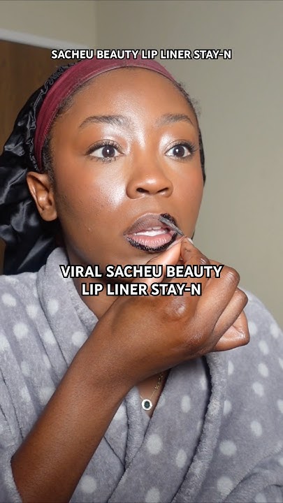 First Impressions of The Viral Sacheu Beauty Lip Liner STAY-N in Hey-zel - YouTube