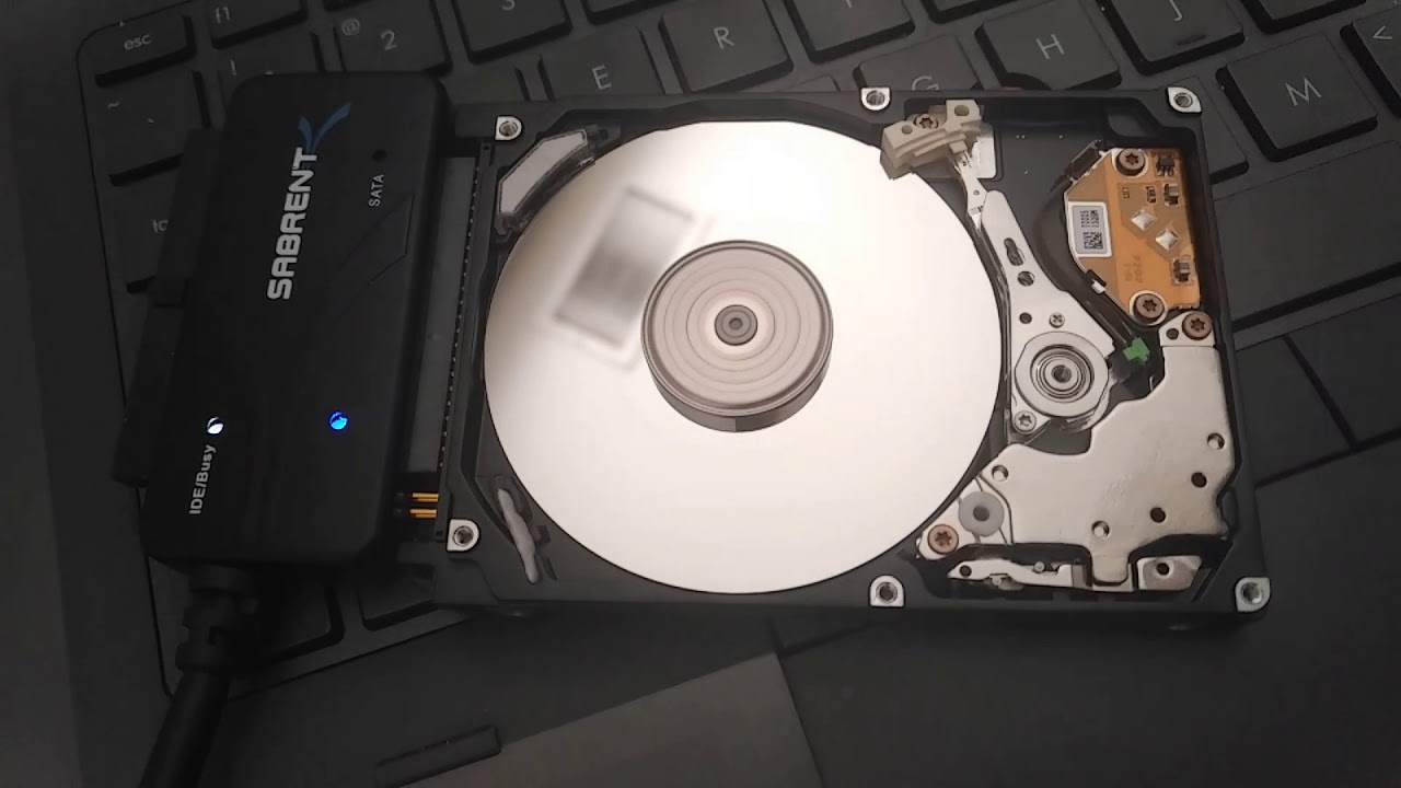 A Hard Drive's Dying Screams - YouTube