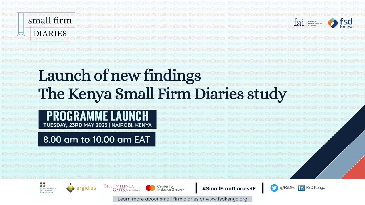 Event highlights - Launch of key findings from the Kenya Small Firm ...