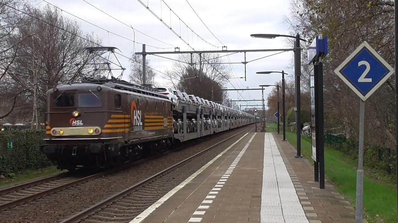 HSL 1304 met Kia-trein door station Hengelo Oost - YouTube