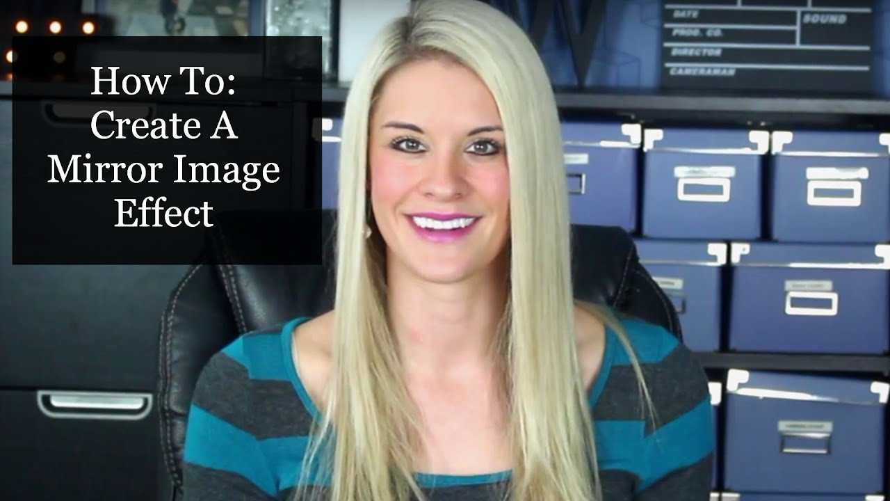 How To: Create A Mirror Image Effect - YouTube