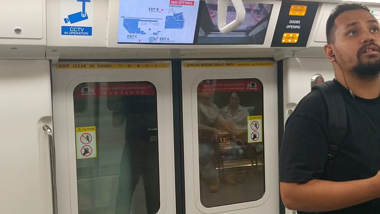 SMRT C151B Set 665/666 Ride from Somerset to Marina South Pier (towards ...