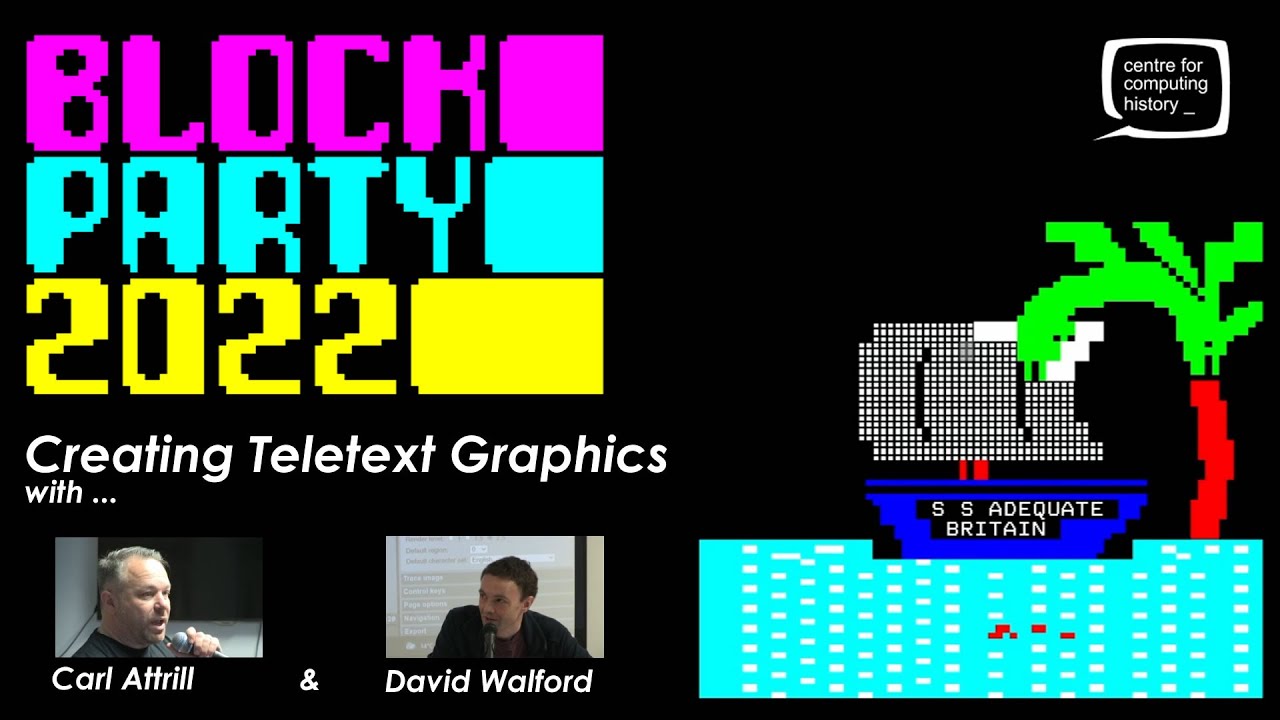 Block Party 2022 - ZXNET Teletext Editor Demonstration - YouTube
