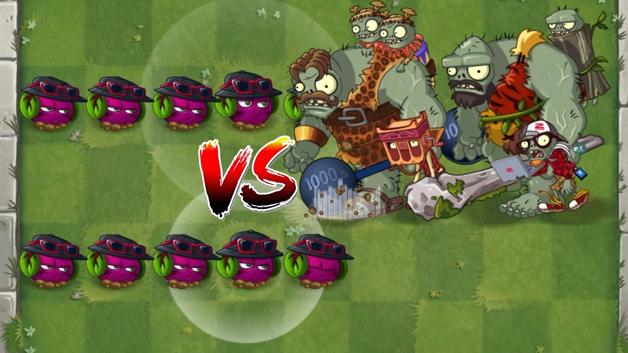 PvZ 2 - 10 Same Plants Vs 4 Random Zombie Vase Breaker - P18 - What ...