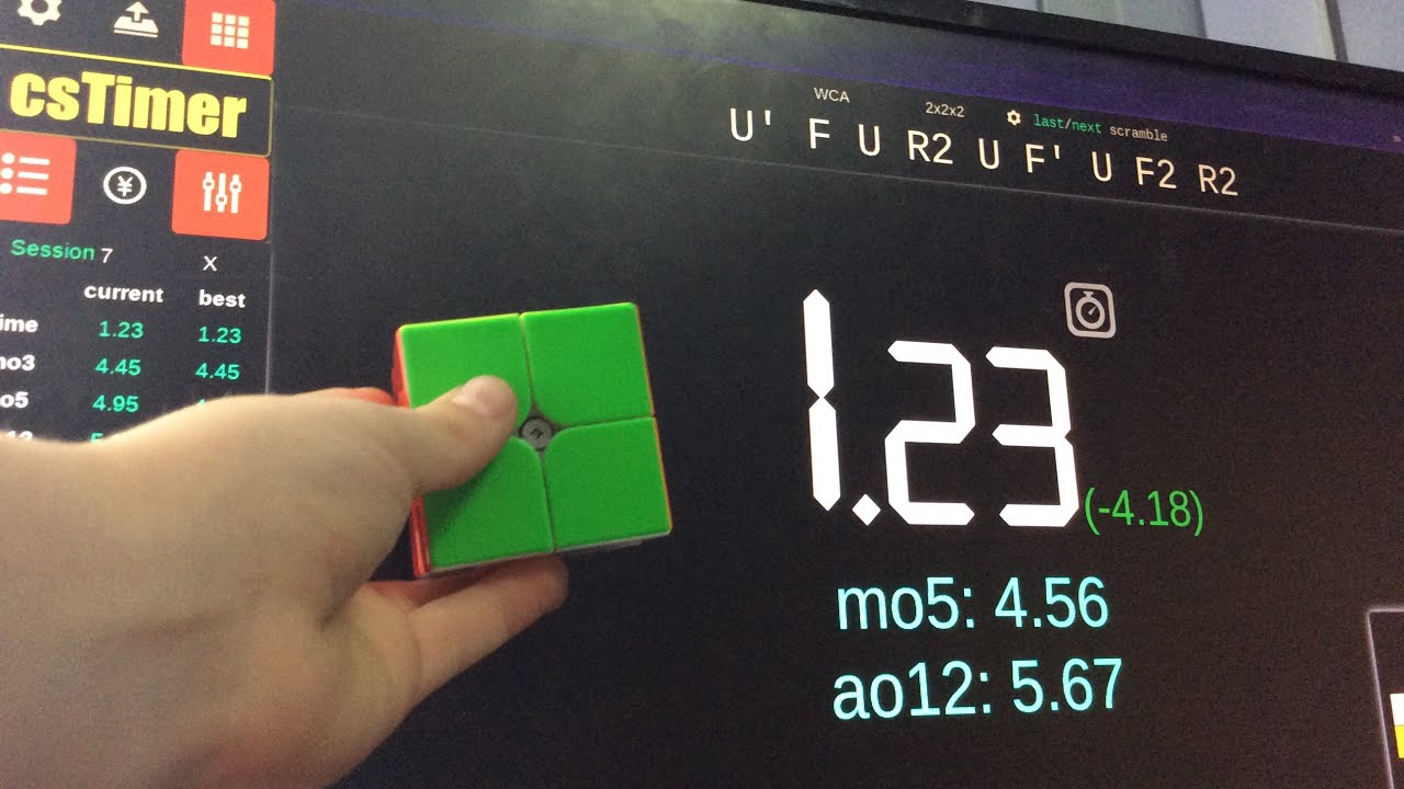 Epic and easy 2x2 scramble - YouTube