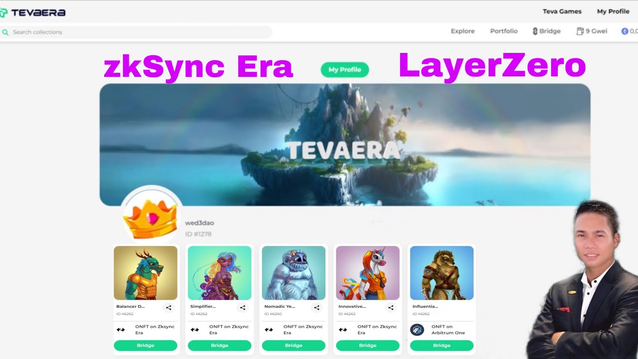 [TevaEra - zkSync Era - LayerZero] Hướng dẫn Mint ONFT Guardian & Bridge trên Market TevaEra ...