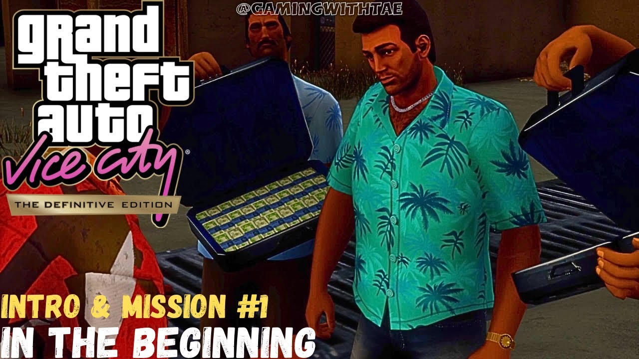 GTA Vice City Definitive Edition - Intro & Mission #1 - In The ...