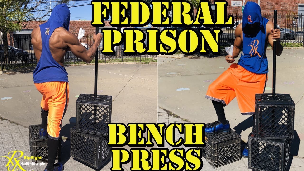 PRISON WORKOUT | How We Made A Bench Press In FEDERAL PRISON with basic ...