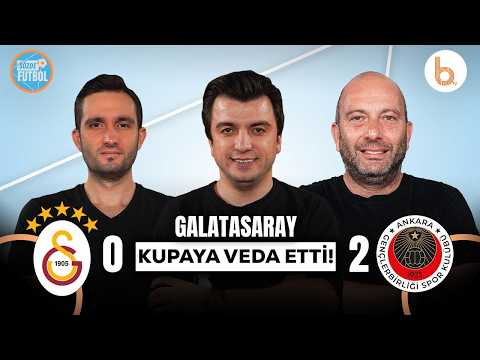 Galatasaray 0-2 Gençlerbirliği Maç Sonu | Bışar Özbey, Gökhan Dinç ve Samet Süner