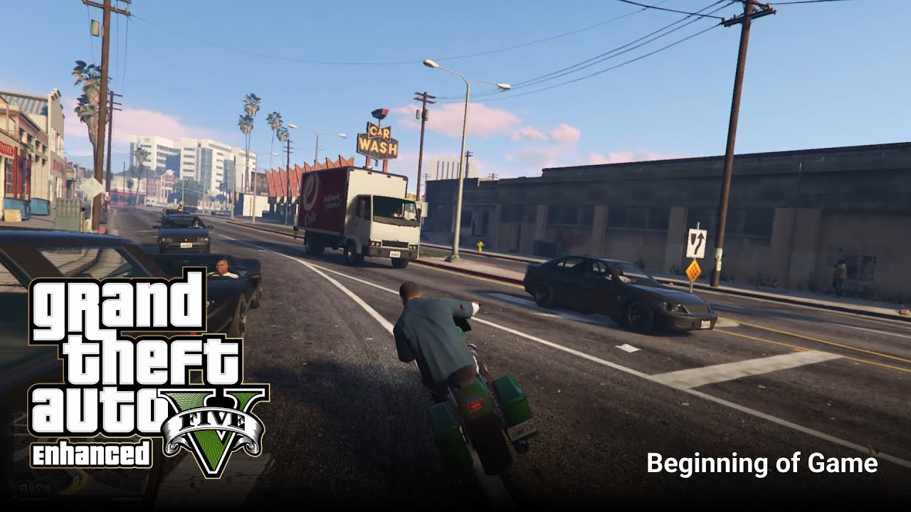 Gta 5 Enhanced Version PC Gameplay - YouTube