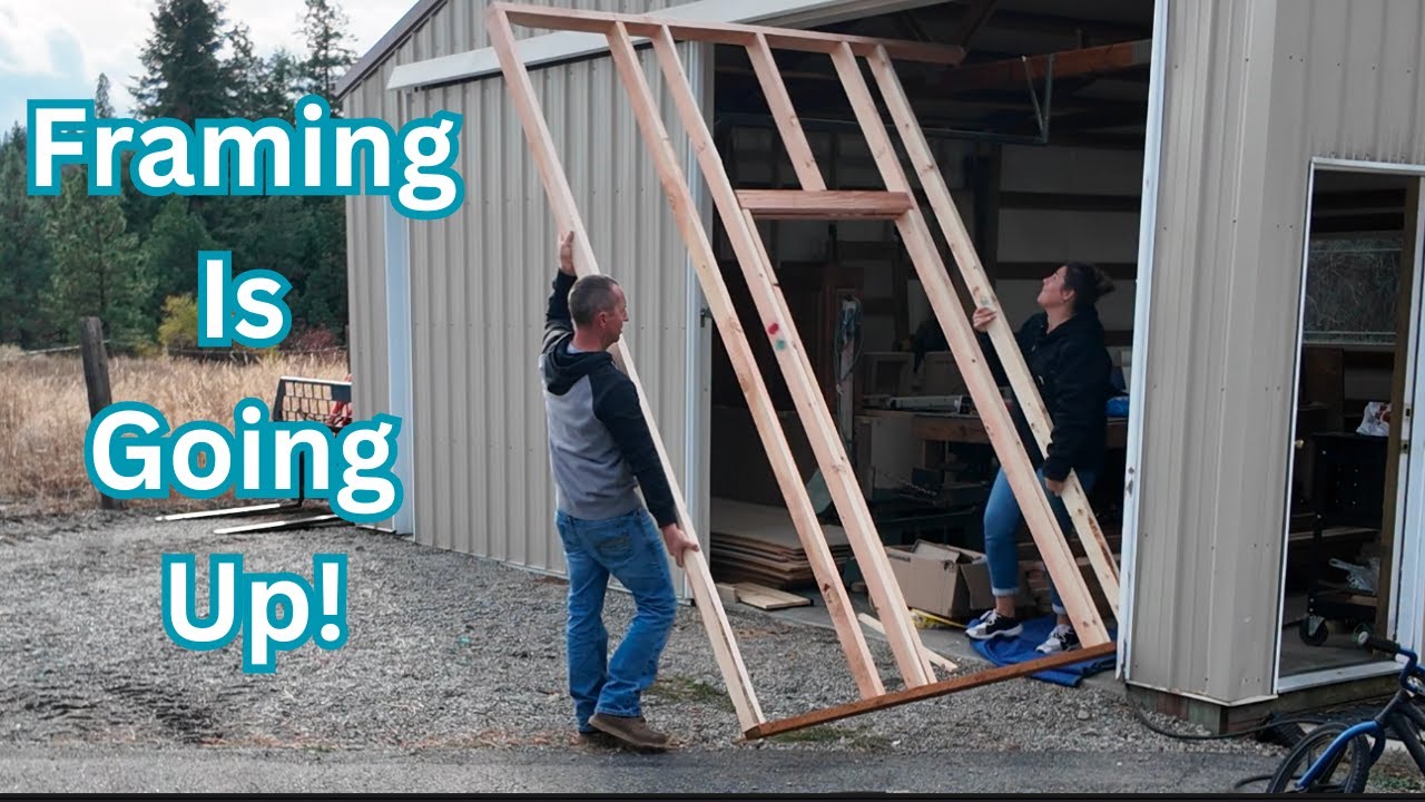 Finished Electrical-Framing Begins - YouTube