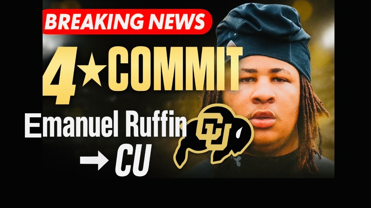 4 Star Commit To CU Emanuel Ruffin - YouTube