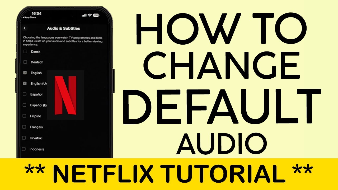 How to Change Default Audio and Subtitles for Tv Show Movies on Netflix ...
