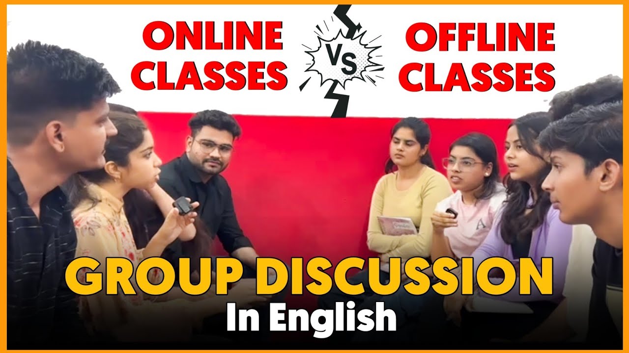 Online Classes Vs Offline Classes Group Discussion || Group Discussion ...