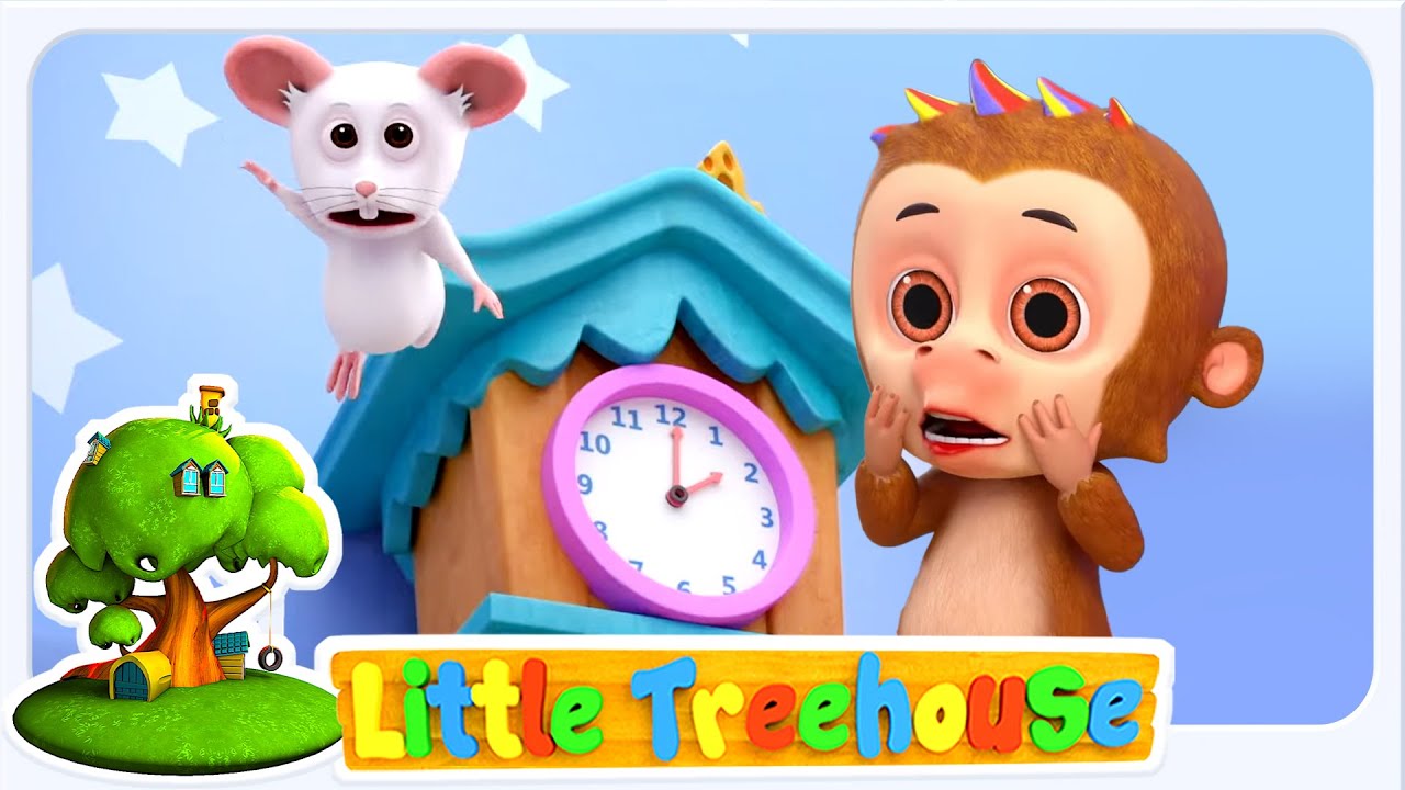 Hickory Dickory Dock - Clock Song & Kids Nursery Rhyme - YouTube