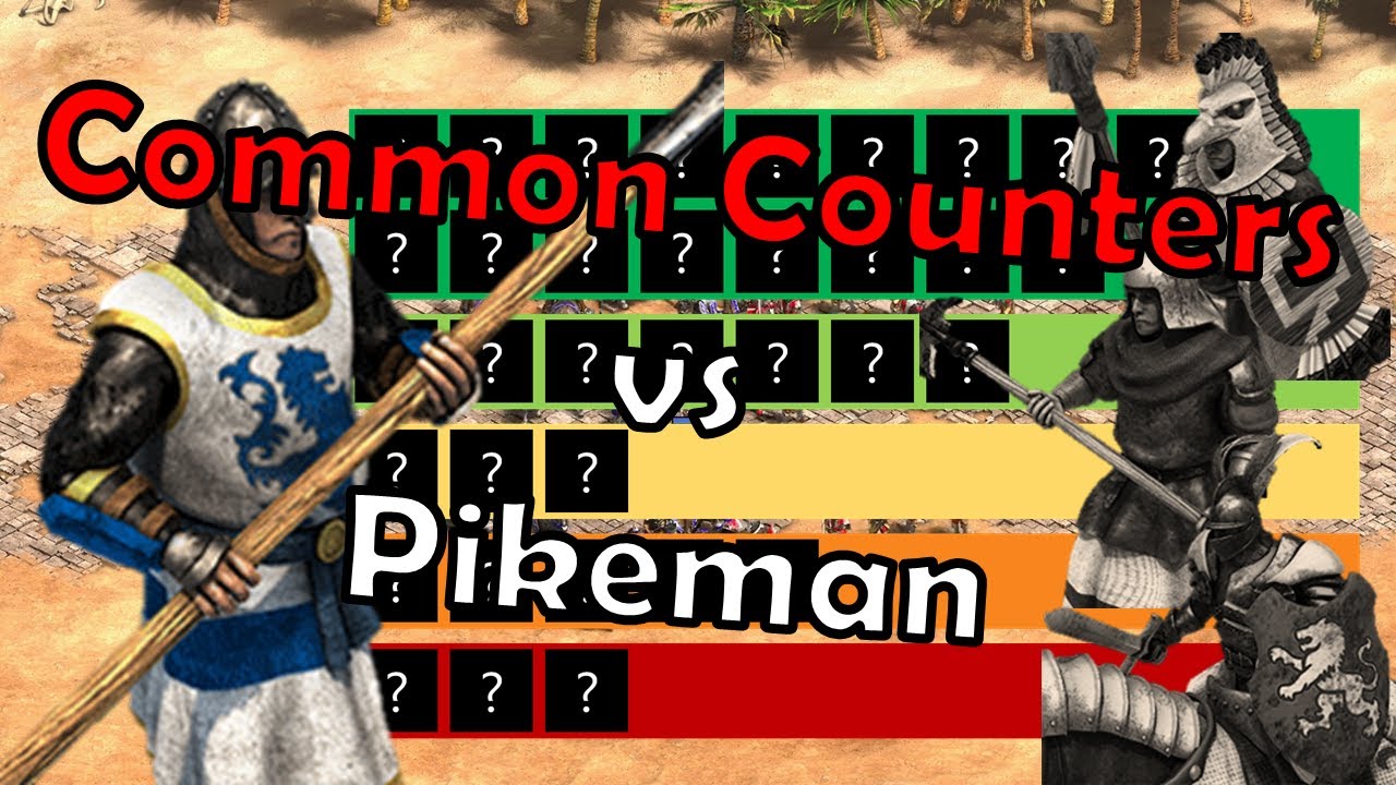 PIKEMAN | Best COMMON Counters | Tierlist | Age of Empires 2 - YouTube