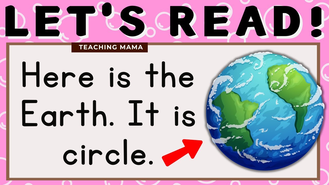 LET'S READ! | PRACTICE READING ENGLISH | SIMPLE SENTENCES FOR KIDS ...