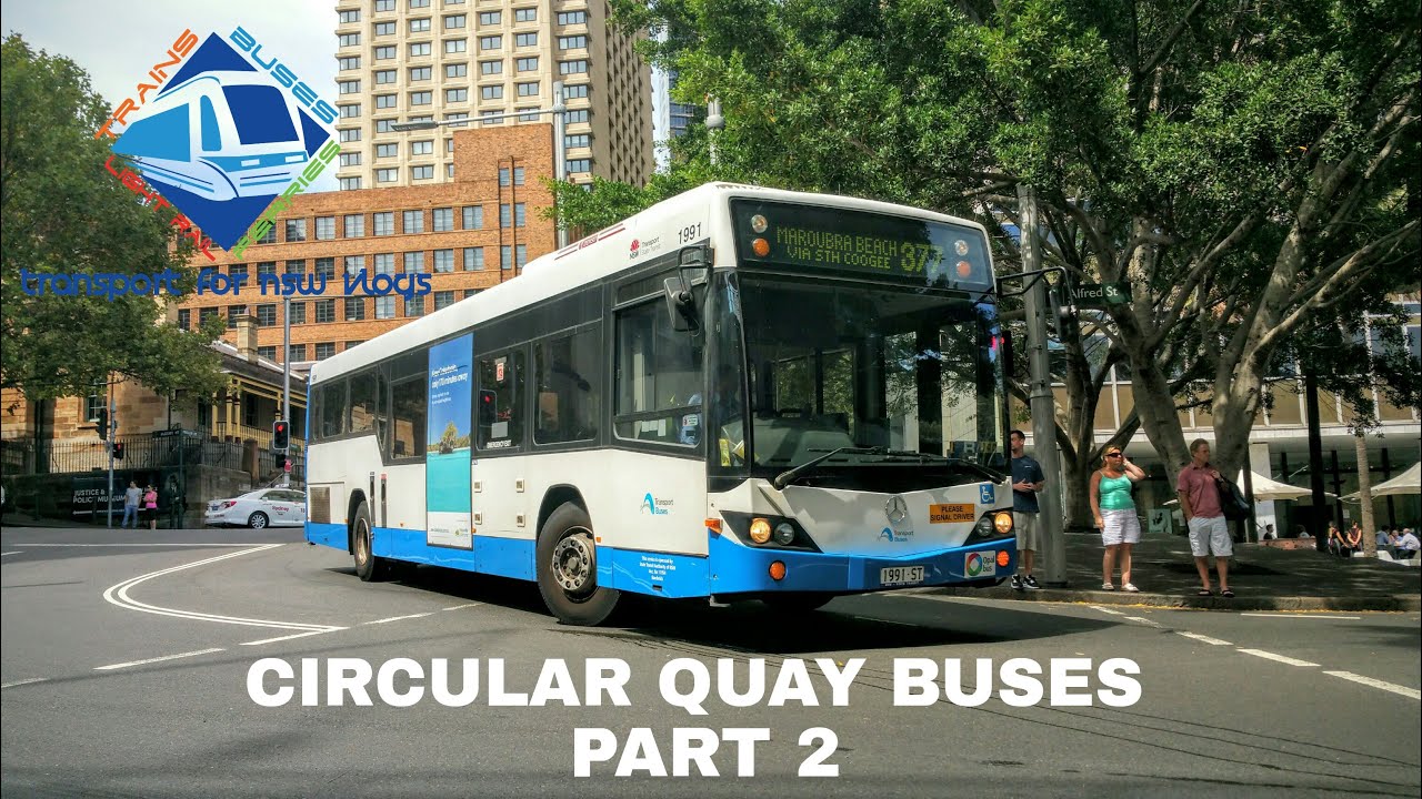 Transport for NSW Vlog No.894 Circular Quay Buses part 2 - YouTube