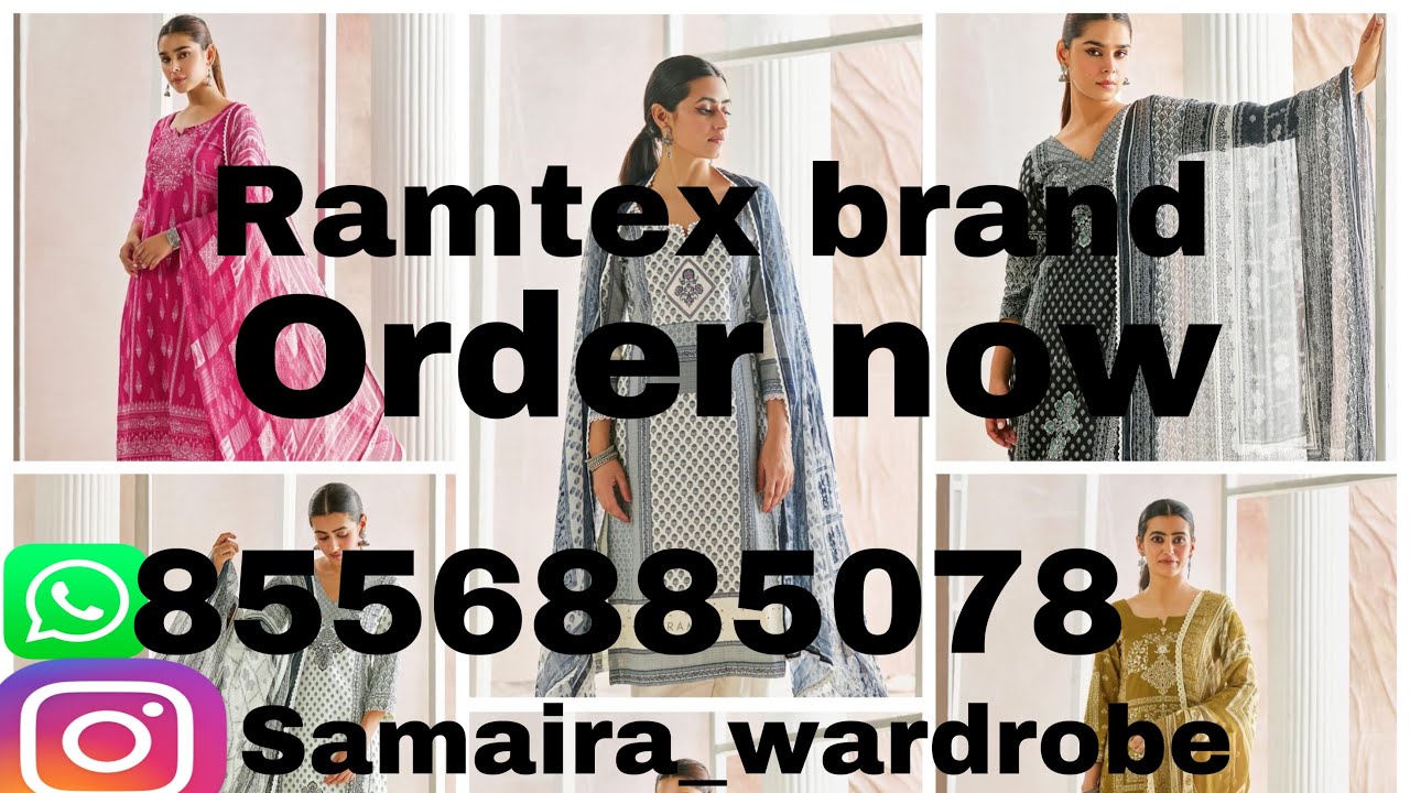 Ramtex brand suits for order’s WhatsApp 8556885078 - YouTube
