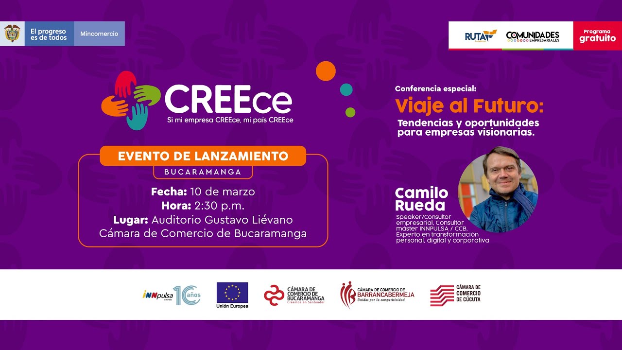 Evento de lanzamiento del programa CREEce - YouTube