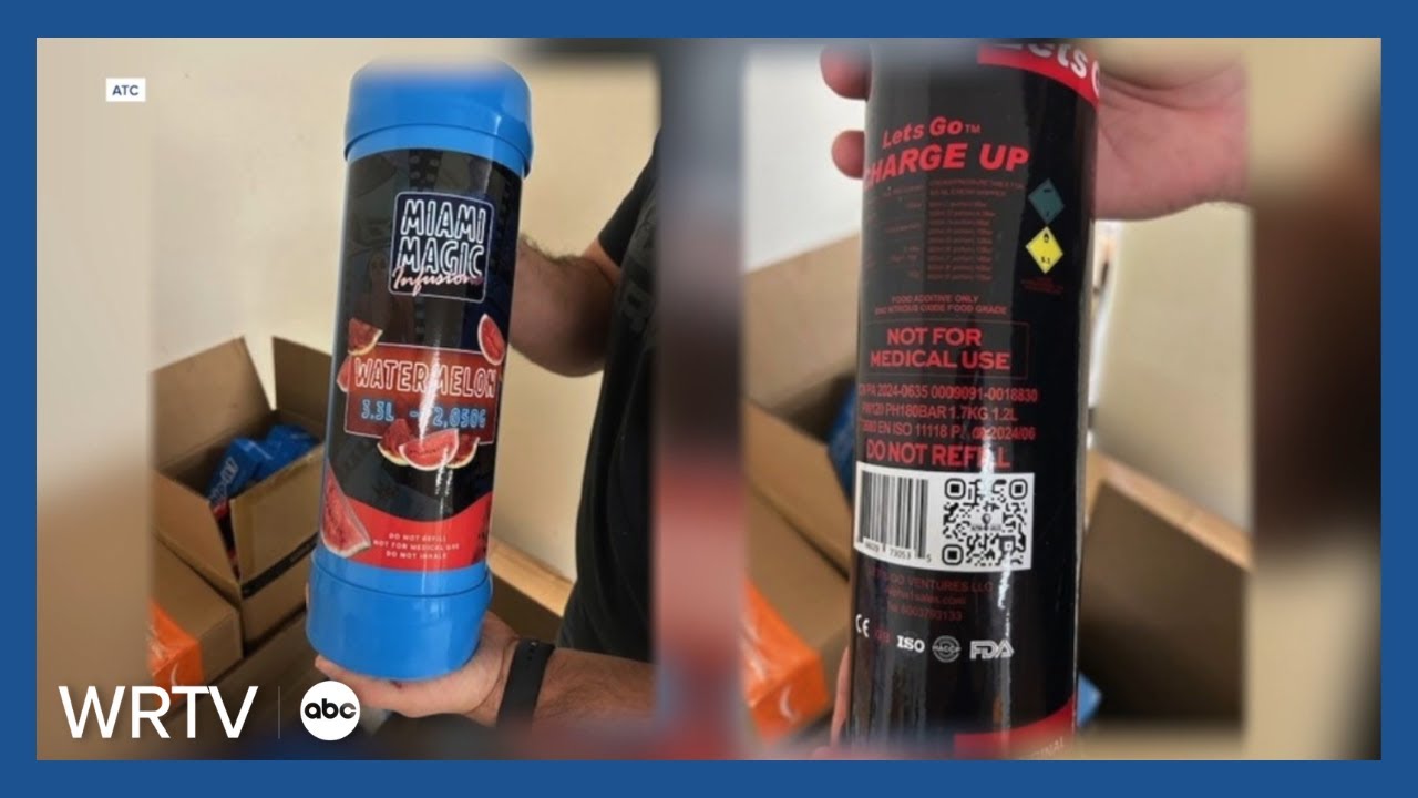 Indiana ATC issues warning about illegal sale of nitrous oxide - YouTube