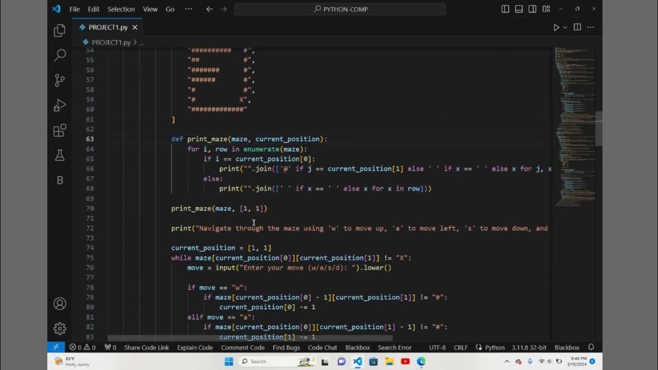 The quest for the Java Crown - Text-based python game walkthrough - YouTube