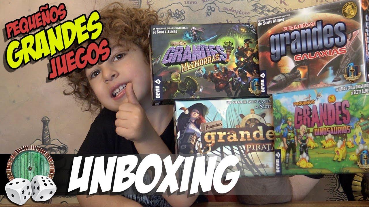UNBOXING de los PEQUEÑOS GRANDES juegos de mesa de DEVIR - YouTube