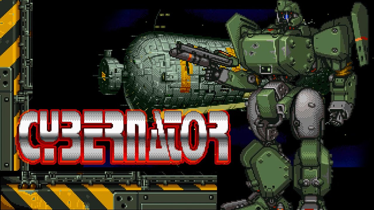 CYBERNATOR 1st mission: Colony Attack - SNES Assault Suits Valken ...