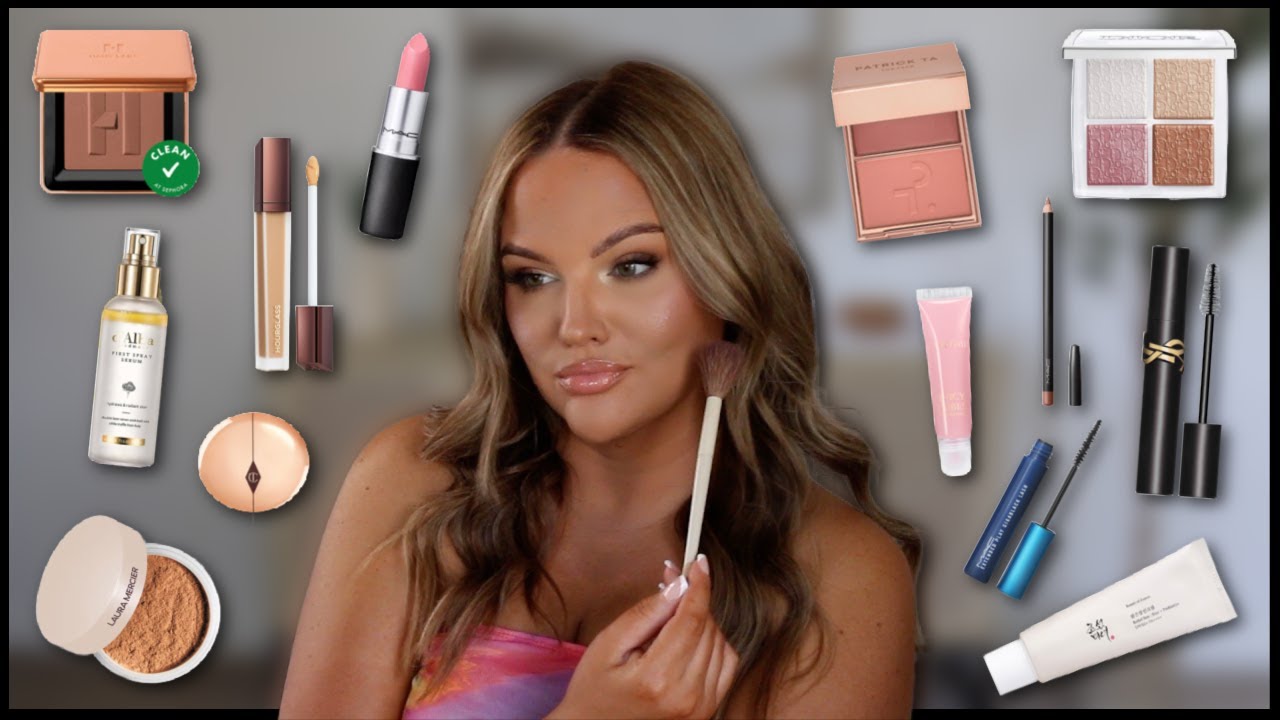 GO-TO GLOWY BRONZE MAKEUP using my FAVE products! - YouTube