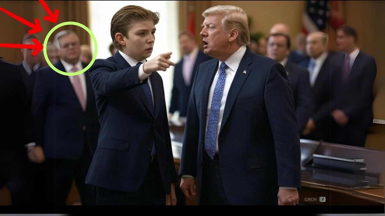 Barron Trump Confronts a Senator Over an Insult to Melania, The ...
