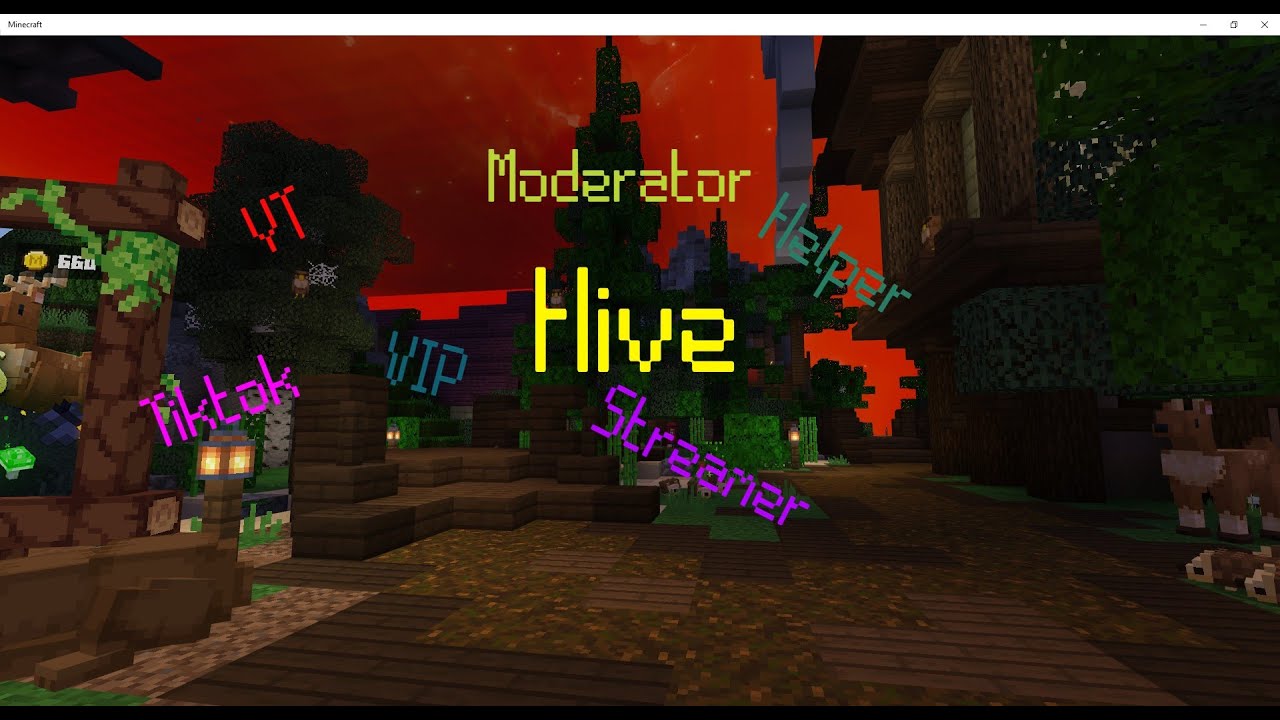 Minecraft hive ranks - YouTube