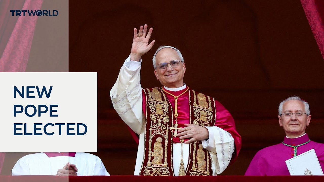 US-born Robert Prevost elected as Pope Leo XIV - YouTube